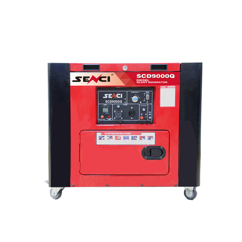 SENCI SCD9000BQ Aggregat - Diesel - Max 6000W - ATS - Elektrisk start ...